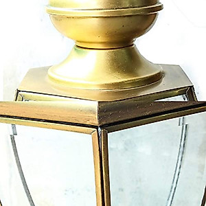 MODEBHD Retro European E27 LED Garden Landscape Waterproof Column Lamp Post Pillar Light Vintage Outdoor Table Lamp Rainproof Lawn Garden Lights Aluminum Street Post Lights