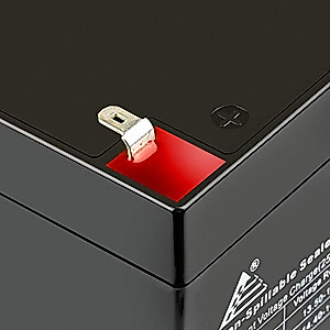 ECI POWER 2 Pack: 12V 5AH VRLA AGM 12V 5AH Rechargeable Battery for LiftMaster 485LM/Craftsman 53918/Chamberlain 4228 Garage Door Opener, Security Alarm, etc