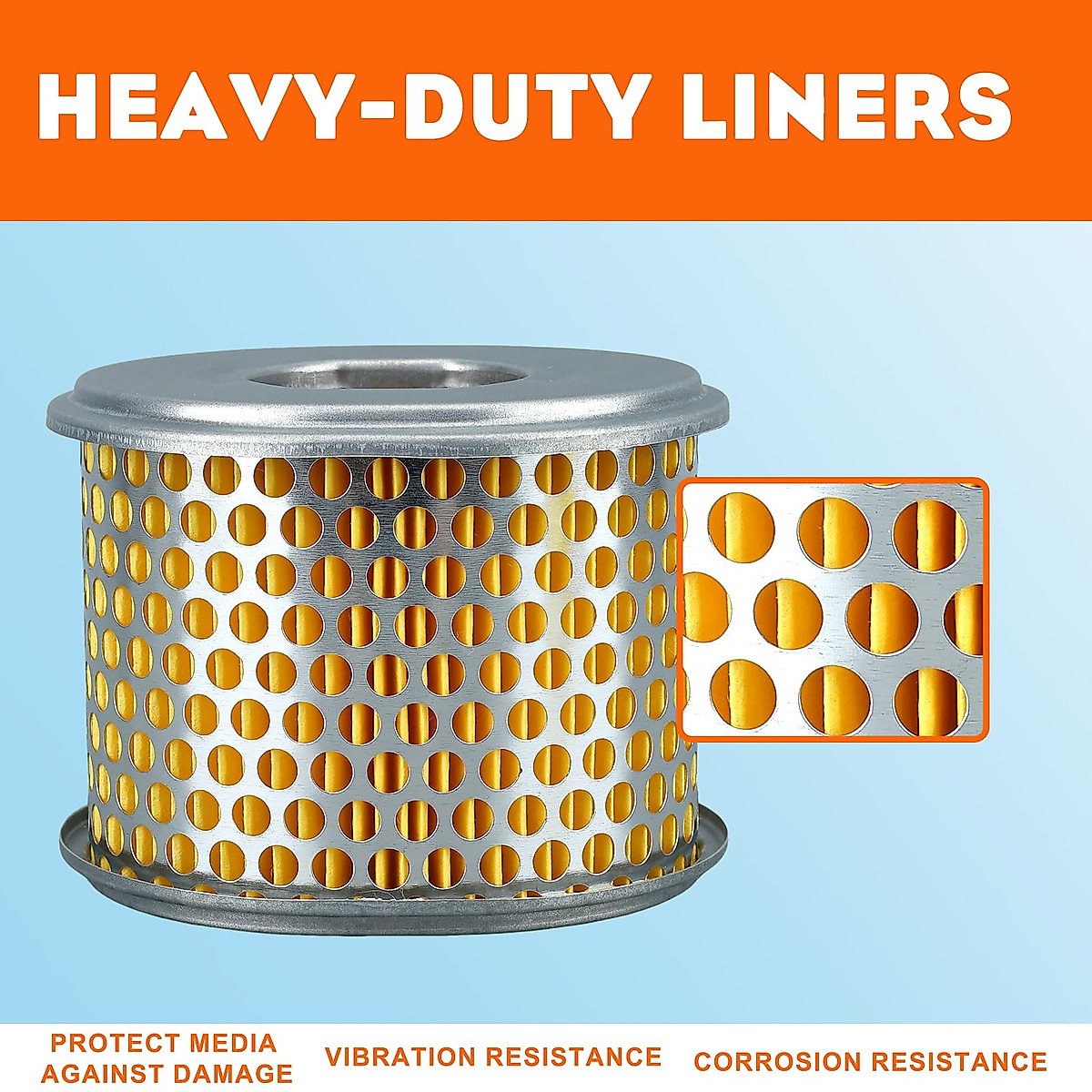 HIPA GX270 GX240 Air Filter for Honda GX 270 GX 240 8HP 9HP Engine Air Filter Plus Foam Pre Filter 17210-ZE2-822 17210-ZE2-505 17210-ZE2-515 Lawn Mower Tiller Parts