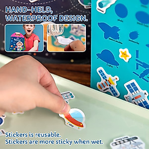 Sank Portable Jelly Quiet Book, Toddler Busy Book, 6 Themes Preschool Learning Activities Quiet Book, Preschool Activity Learning Books for Babies/Toddlers Ages 3-6