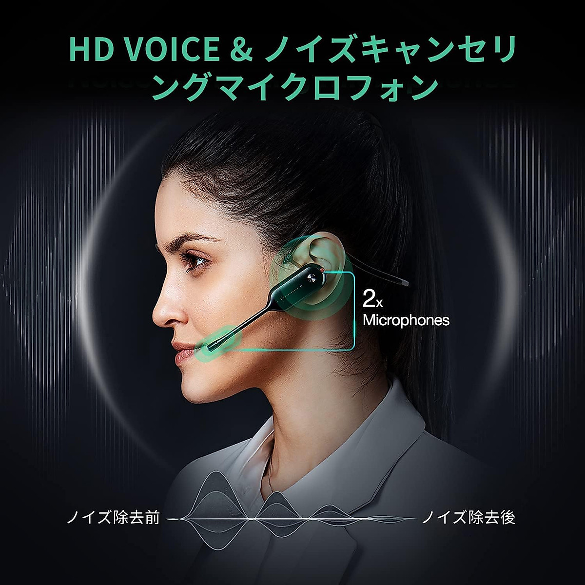 HWUSA Yealink WH63 Convertible UC DECT Wireless Headset with Charge Stand