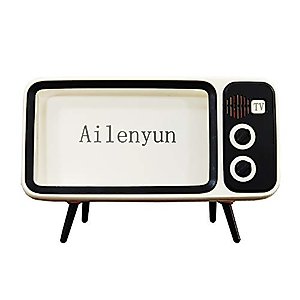 Ailenyun Phone Screen Bracket TV Style Mobile Phone Holder. with Speaker. for iPhone 8 Plus / 7s Plus/7 Plus / 6s Plus/ 6 Plus .A Idea Gifts for Family, Girl/Boy Friend.