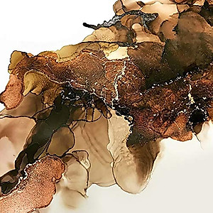 Pixiss Browns Alcohol Inks Set, 5 Highly Saturated Brown Alcohol Inks, for Resin Petri Dishes, Alcohol Ink Paper, Tumblers, Coasters, Resin Dye