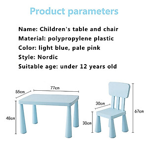 Soerreo Children's Chair Kindergarten Baby Learning Chair Plastic Game Chair Removable