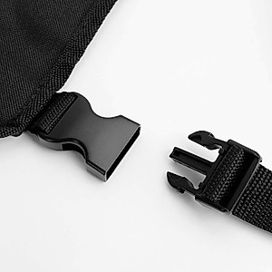 RONGXG Beach Armchair Hanging Bag Armrest Side Organizer Multi Pockets Chair Organize Bag Arm Chair Tote Bag Shoulder Bag Beside Storage Carry Bag for Outdoor Fishing Camping Beaching, Black