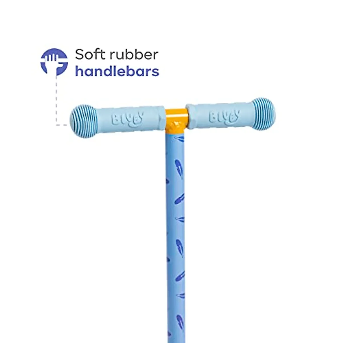 Bluey 3D Self Balancing Scooter for Kids, 3 Wheeled Scooter with Extra Wide Anti-Slip Deck, Rear Brake, Lean to Steer, Lightweight Design, for Boys/Girls 3 and up, 75 LB Limit