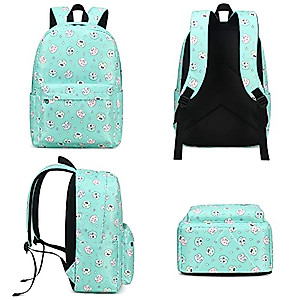 Esfoxes Frog Girls Backpack for Elementary Middle School, Kids Teens School Bag Women College Bookbag Laptop Backpacks