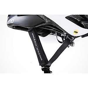 Wind-Blox Pro Noise Block Helmet Attachment Strap, Noise Reduction Bicycle Helmet Accessory, Wind Blocker Biking and Cycling Gear, Helmet Add-On with Adjustable Straps