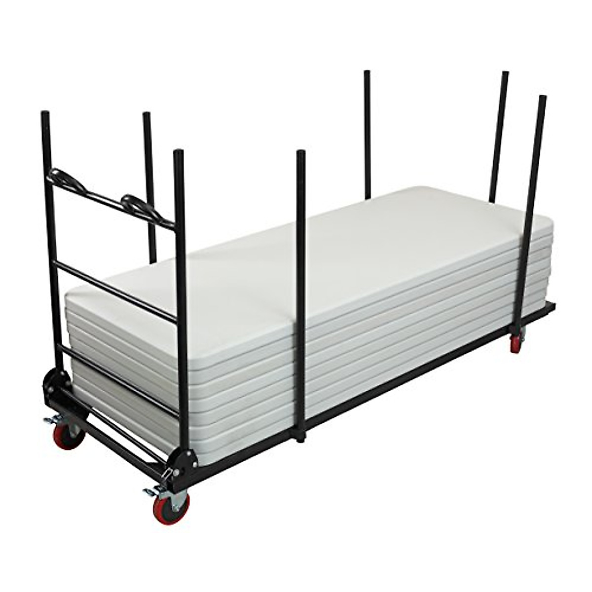 Adir Folding Table Storage Organizer Cart with Wheels - Heavy Duty Table Storage Cart Holds 900 Pounds Capacity for Conferences, Concerts, Weddings, Parties and More