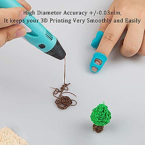 3D Pen/3D Printer Filament,1.75mm PLA Filament with Cleaning Needles, findTop 24 Colors PLA Filament Refills (10 Feet for Each Color) and 3D Pen/Printer Cleaning Needles (10 Pieces)