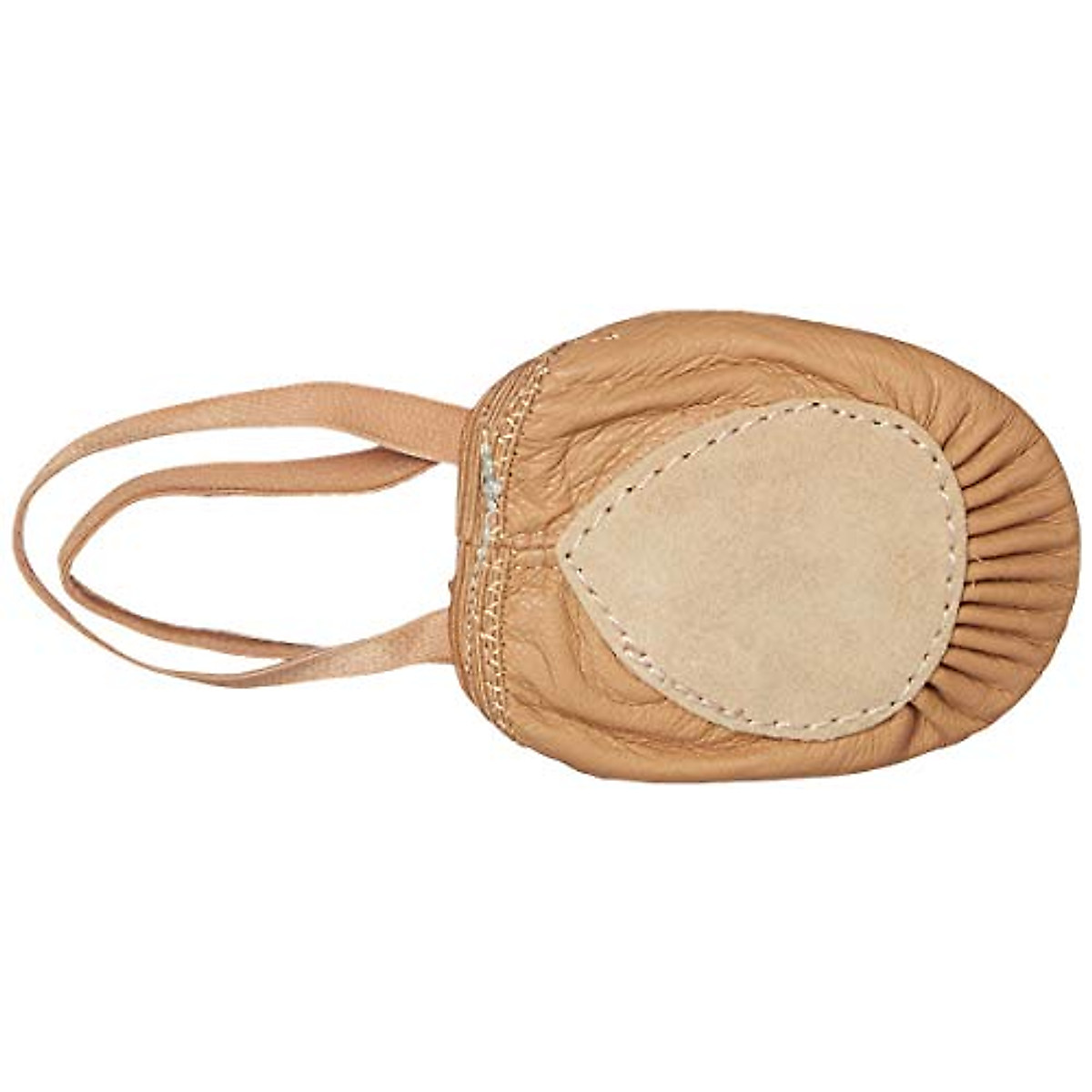 Dance Basix Leather Half Sole Dance Turner for Women, Men, Boys & Girls Tan