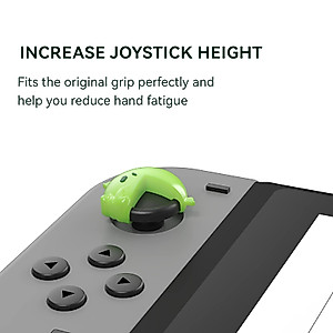 GeekShare Halloween Cute Luminous Silicone Joycon Thumb Grip Caps, Joystick Cover Compatible with Nintendo Switch/OLED/Switch Lite, 4PCS