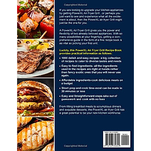 The Ultimate PowerXL Air Fryer Grill Cookbook: 1000 Easy and Affordable Recipes for Smart People to Master Your PowerXL Air Fryer Grill