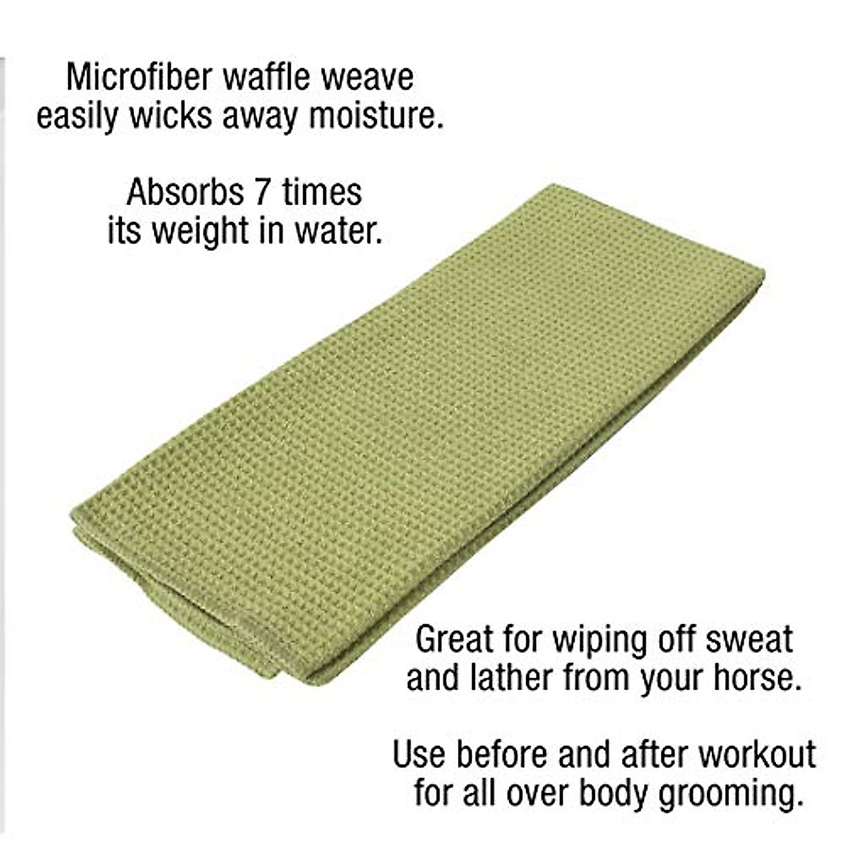 ECP Waffle Weave Wipe Down Cloth Olive