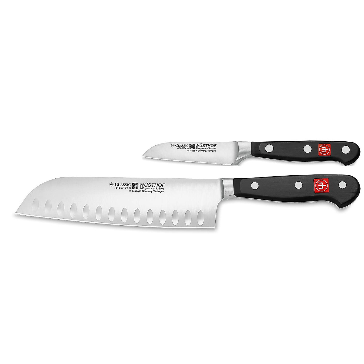 Wusthof Classic 2-Piece Asian Santoku and Paring Knife Set