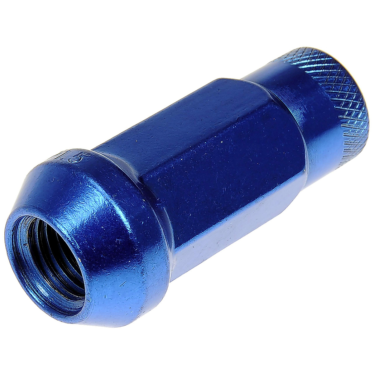 Dorman 713-385D Blue Open End Knurled Wheel Nuts Compatible with Select Models, 20 Pack