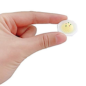 Anrher 100pcs Miniature Foods Hamburg French Fries Sushi Decoration Mixed Resin Sets for Adults Kids Doll House Pretend Kitchen Play Cooking Game Toys DIY Birthday Party Present¡­