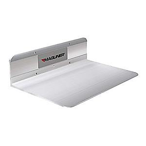 Magliner HMK119K2C5E Aluminum Hand Truck, Horizontal Loop Handle with Vinyl Sleeve, 20" x 12" Aluminum Extruded Plate, 500 lb Capacity