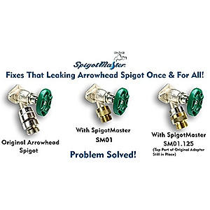 Spigotmaster ~ SM01 Vacuum Breaker Adapter~ Turns an Arrowhead Anti-Siphon Hose Bib Into a Straight Through Connection. Replaces 1019-a-486BFP & Fits: 482BFP(1, SM01)