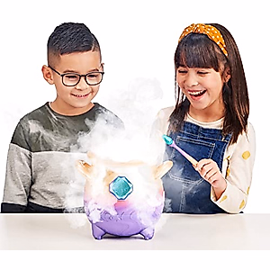 Magic Mixies Magical Misting Cauldron with Interactive 8 inch Blue Plush Toy and 50+ Sounds and Reactions, Multicolor