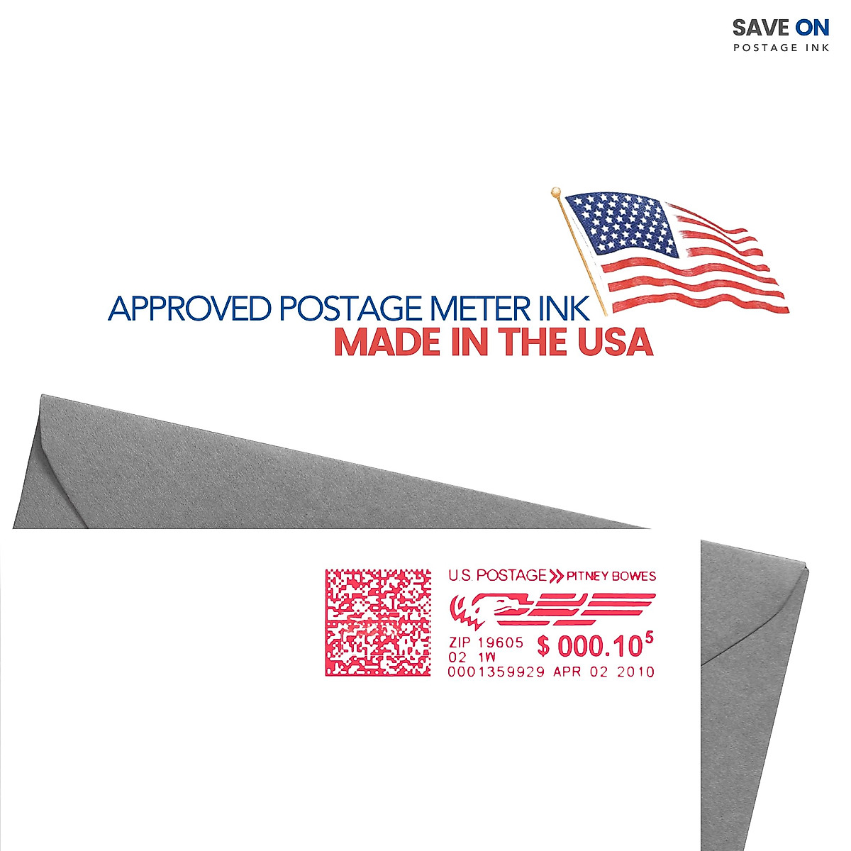 New Compatible ISINK34 Quadient Neopost Compatible Ink Cartridge for IM 3, IM4, IS3 & 4 Series Mailing Machines - Manufactured w/ New Components