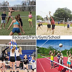 YLOVAN Volleyball Net for Pool Beach Park Backyard Outdoor or Indoor Sports Portable Volleyball Replacement Net(32 FT x 3 FT) Poles Not Included