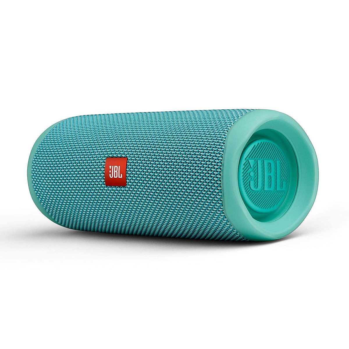 JBL Flip 5 Waterproof Portable Wireless Bluetooth Speaker Bundle with divvi! Protective Hardshell Case - Teal