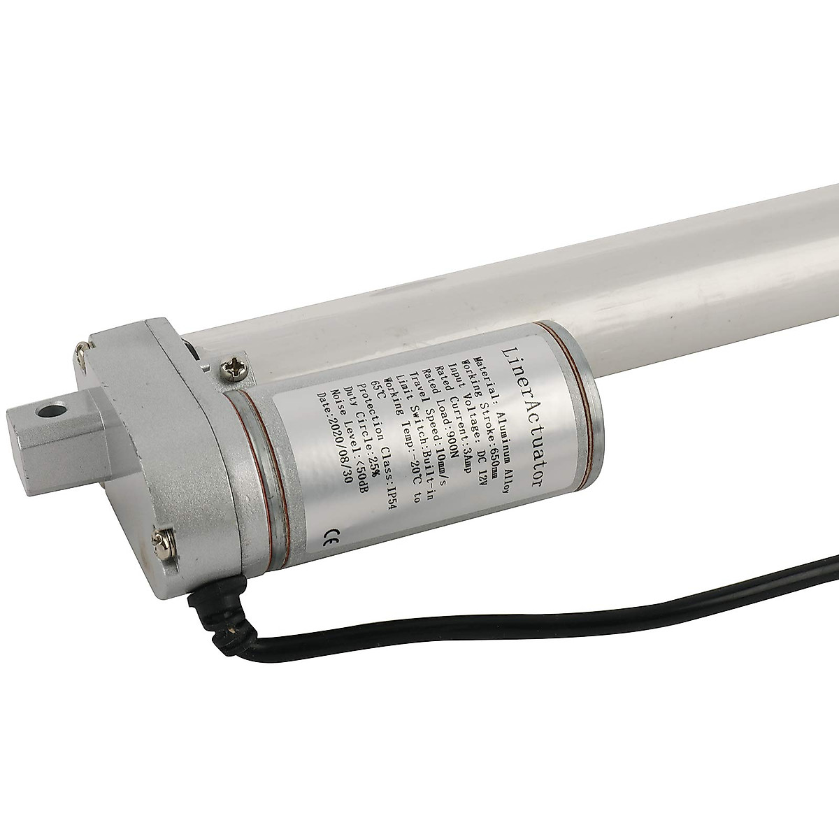 Homend DC12V 26inch Stroke Linear Actuator with Mounting Bracket 900N(225lbs) Maximum Lift 10mm/s for Recliner TV Table Lift Massage Bed Electric Sofa Linear Actuator