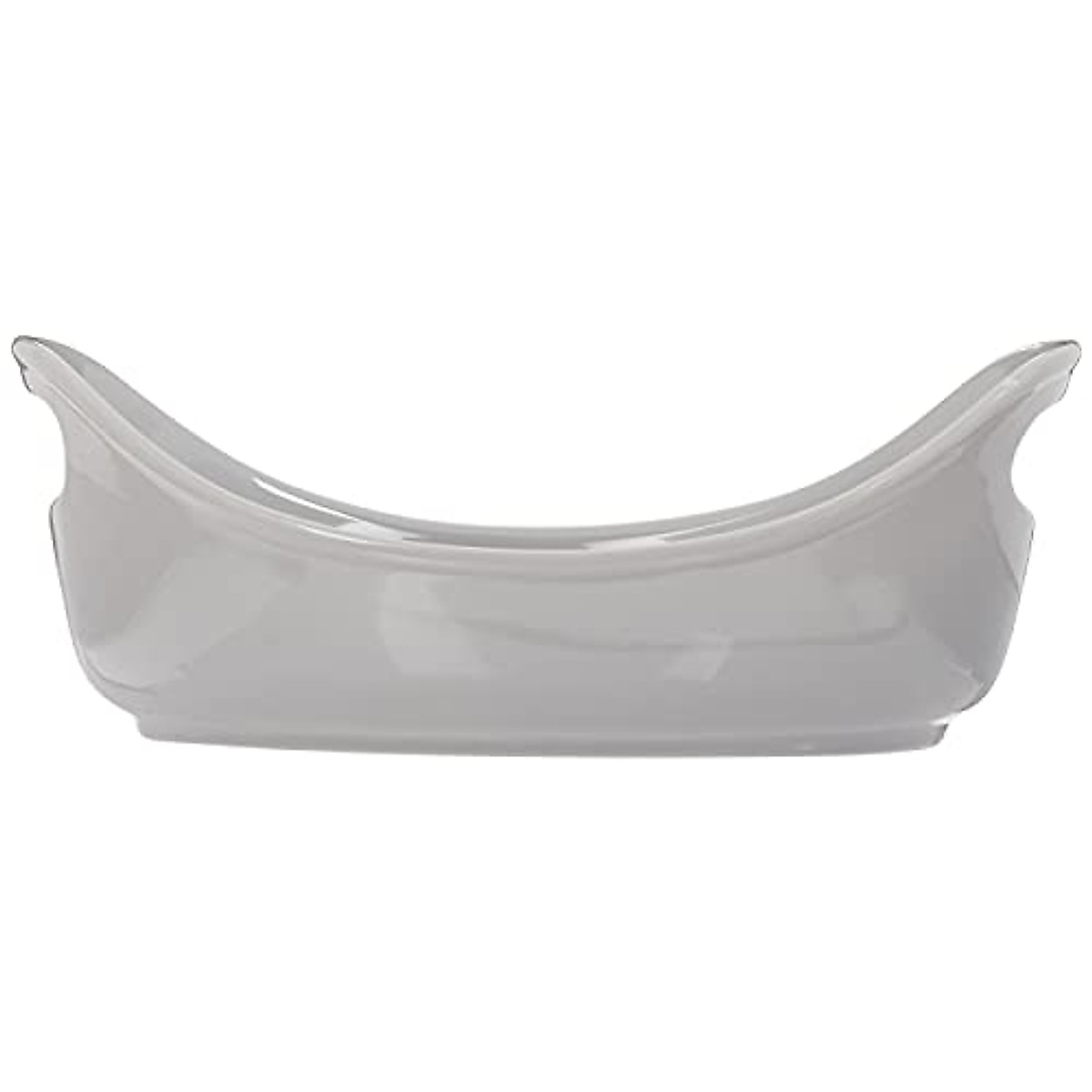 Rachael Ray Ceramics Bubble and Brown Oval Baker Set, 2-Piece, Light Sea Salt Gray -