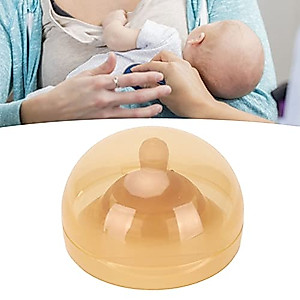 Silicone Nipple Shields for Nursing Newborn, Nipple Shield Protector Soft Nursing Breastfeeding Nipple Shield for Flat Inverted Nipples for Protecting Inverted Sore Nipples