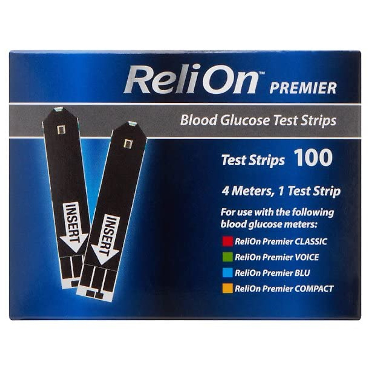 Relion Premier Test Strips 100 Count Bundled with ReliOn Ultra-Thin Blood Lancets, 100 Count and Pill Organizer by Samba Life