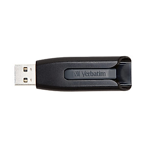 Verbatim 256GB Store 'n' Go V3 USB 3.0 Flash Drive - Gray