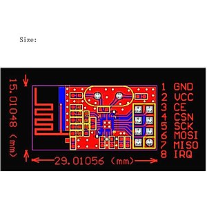 Songhe NRF24L01+ 2.4GHz Wireless RF Transceiver Module Wireless Data Transmission Module for Arduino Raspberry Pi 10pcs
