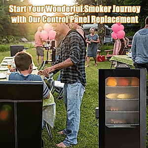 Replacement 9907100008 Part for Masterbuilt Electric Smoker Control Panel, Masterbuilt Electric Smoker Replacement Parts Digital Control Board Compatible with 20070511 20071914 20071814