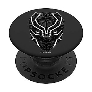 Marvel Black Panther Geometric PopSockets PopGrip: Swappable Grip for Phones & Tablets