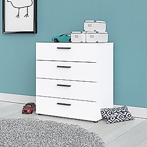 Tvilum Austin 4 Drawer Chest, White