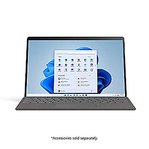 Microsoft Surface Pro X - 13" Touchscreen - Microsoft SQ® 1 - 8GB Memory - 256GB SSD - WiFi - Platinum (Latest Model)