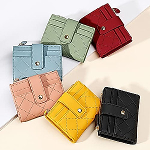 YINHEXI Wallet for Women, Womens Wallet Card Holder, Small Bifold RFID Blocking Purse, Cute Small Leather Pocket Wallet for Women, Girls, Ladies Mini Short Purse