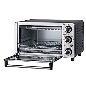 Danby DBTO0412BBSS 0.4 cu ft/12L 4 Slice Countertop Toaster Oven in Stainless Steel Toast, Bake, Broil, Keep Warm functions