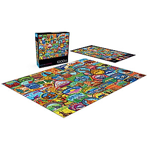 Buffalo Games - Lewis T. Johnson - National Park Patches - 1000 Piece Jigsaw Puzzle for Adults -Challenging Puzzle Perfect for Game Nights - Finished Size is 26.75 x 19.75