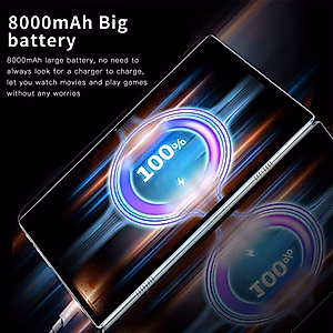 Calling Tablet, Smart Touch 100240V for 12.0 2.4G 5G Dual Band Dual Camera 10.1in Tablet for Study (EU 110V Light Source)