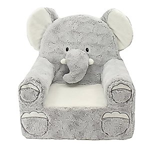 Animal Adventure | Sweet Seats | Grey Elephant Children's Plush Chair