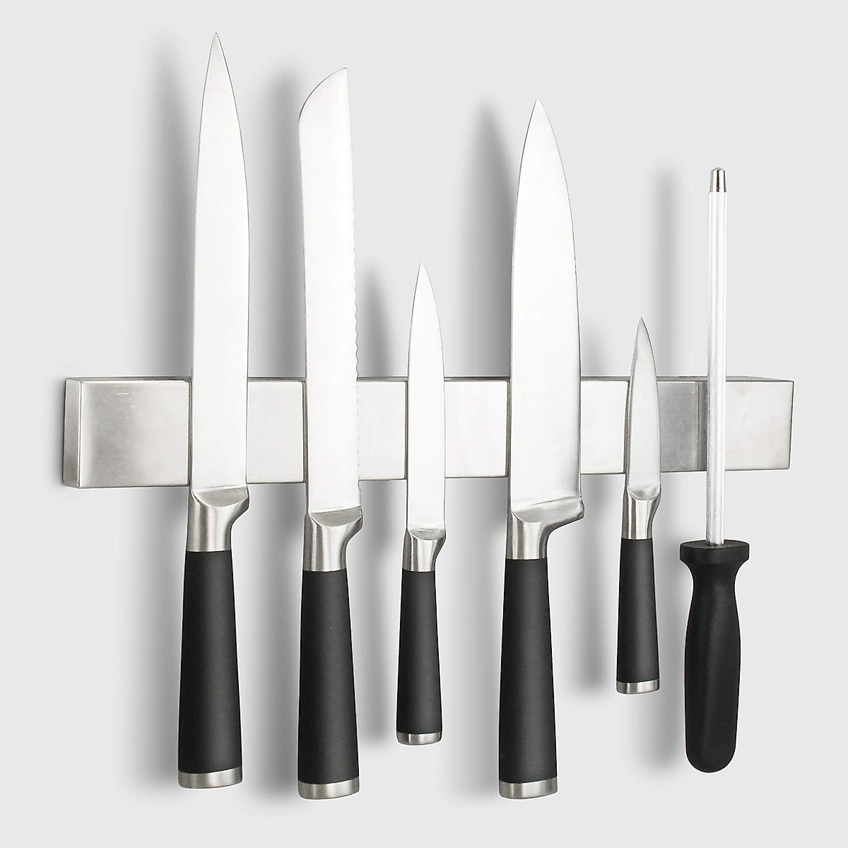 Professional 16" Magnetic Knife Strip, Stainless Steel Knife Magnet Rack Bar Holder