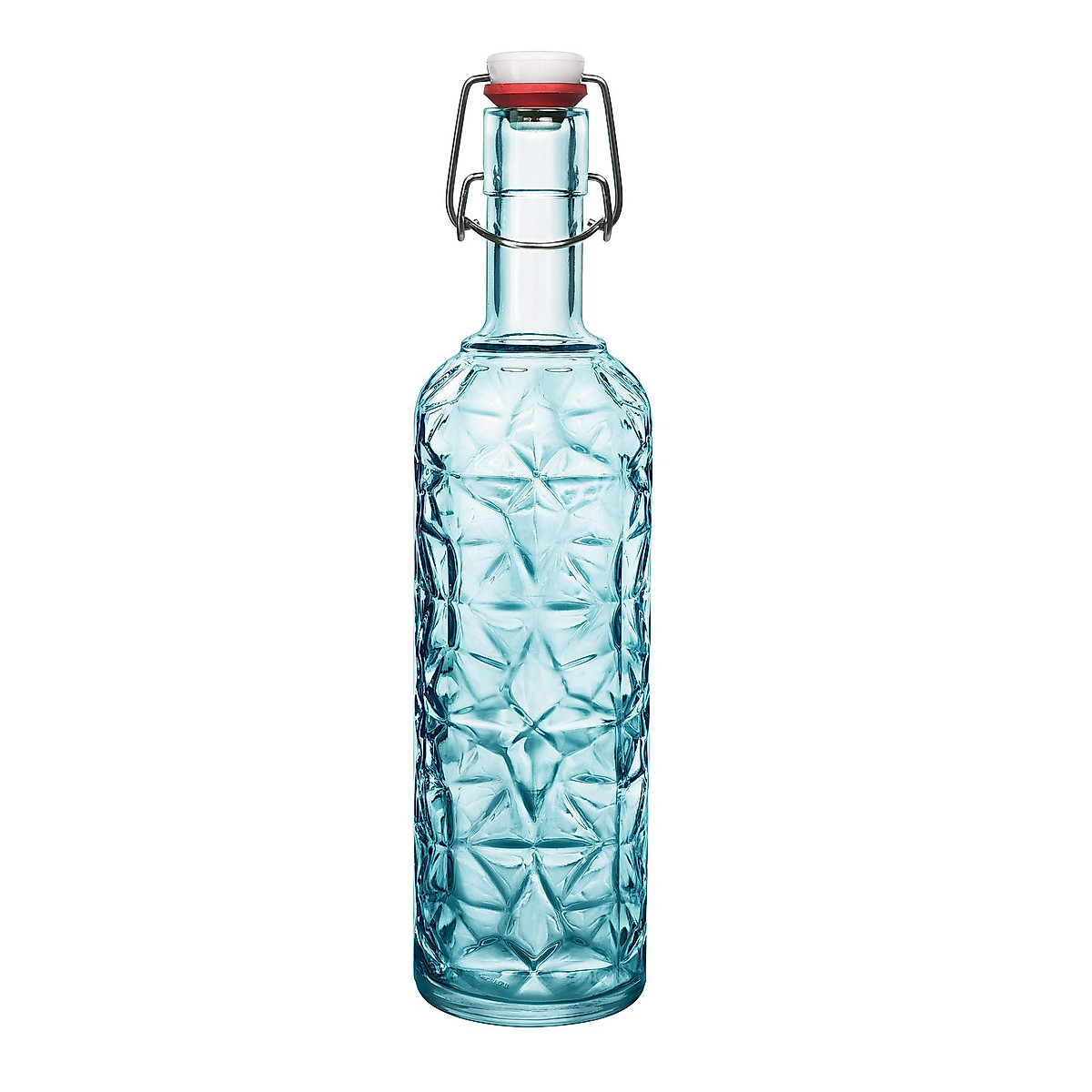 Bormioli Rocco Oriente Bottle, Set of 6, Cool Blue