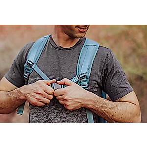 ONIVA Tarana Backpack Cooler made with Recycled Material, Soft Cooler Backpack, Upcycled Cooler Bag, (Aurora Blue)