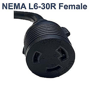 Lotos Technology PT01 Pigtail Type 1, Convert 220V to 110V for LT5000D/LTP5000D/LTPDC2000D/CT520D, Black (1-(Pack))