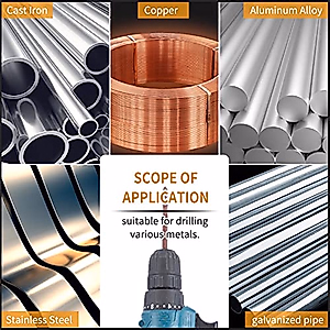 BECOLLO 1/8 Inch Cobalt Drill Bit Set, M35 Jobber Length Twist Drill Bits,Suitable for Drilling in Hard Metal, Stainless Steel, Cast Iron,10 Pieces