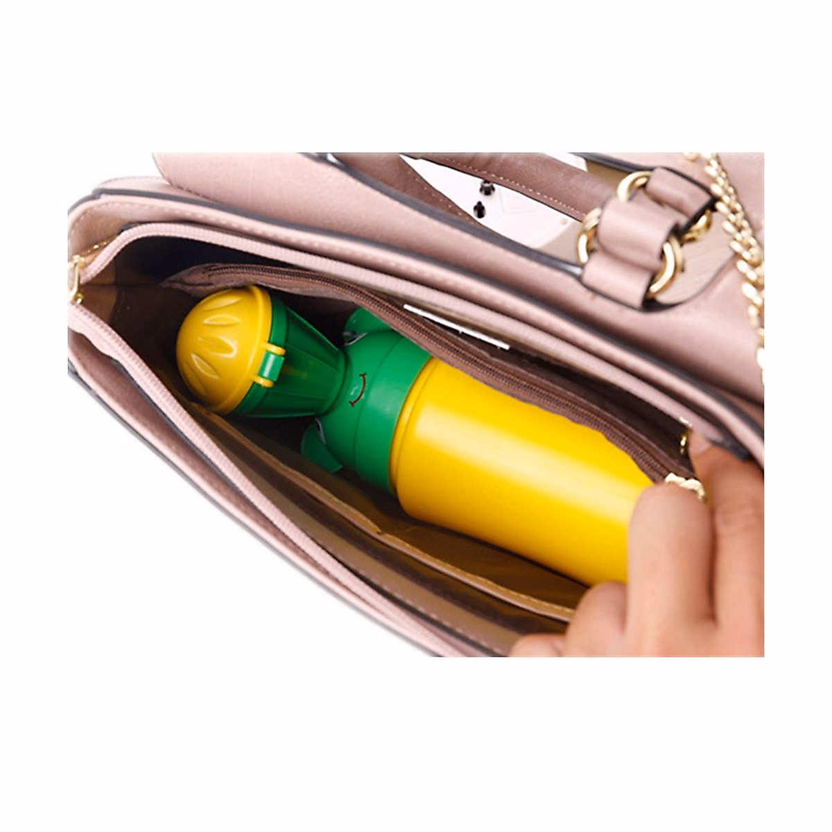 HiCat Kids Baby Child Portable Potty, Mini Outdoor Urinal Emergency Toilet for Camping Car Travel and Toddler Potty Pee Training, Safety Spring Lock Leakproof Design - No Leaking (Boy-YG)