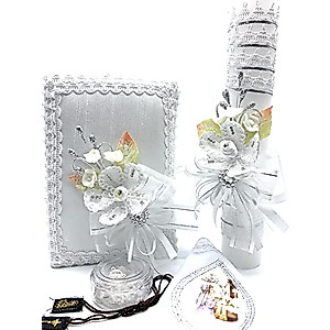 First Communion Candle Set for Girl