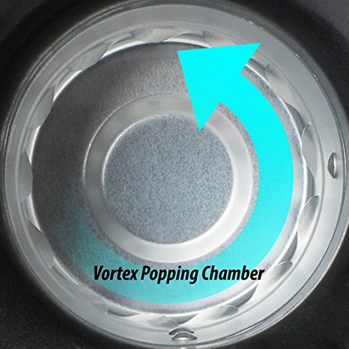 Nostalgia Hot-Air Electric Popcorn Maker, 8 Cups, Healthy Oil Free Popcorn with Measuring Scoop, Retro Red